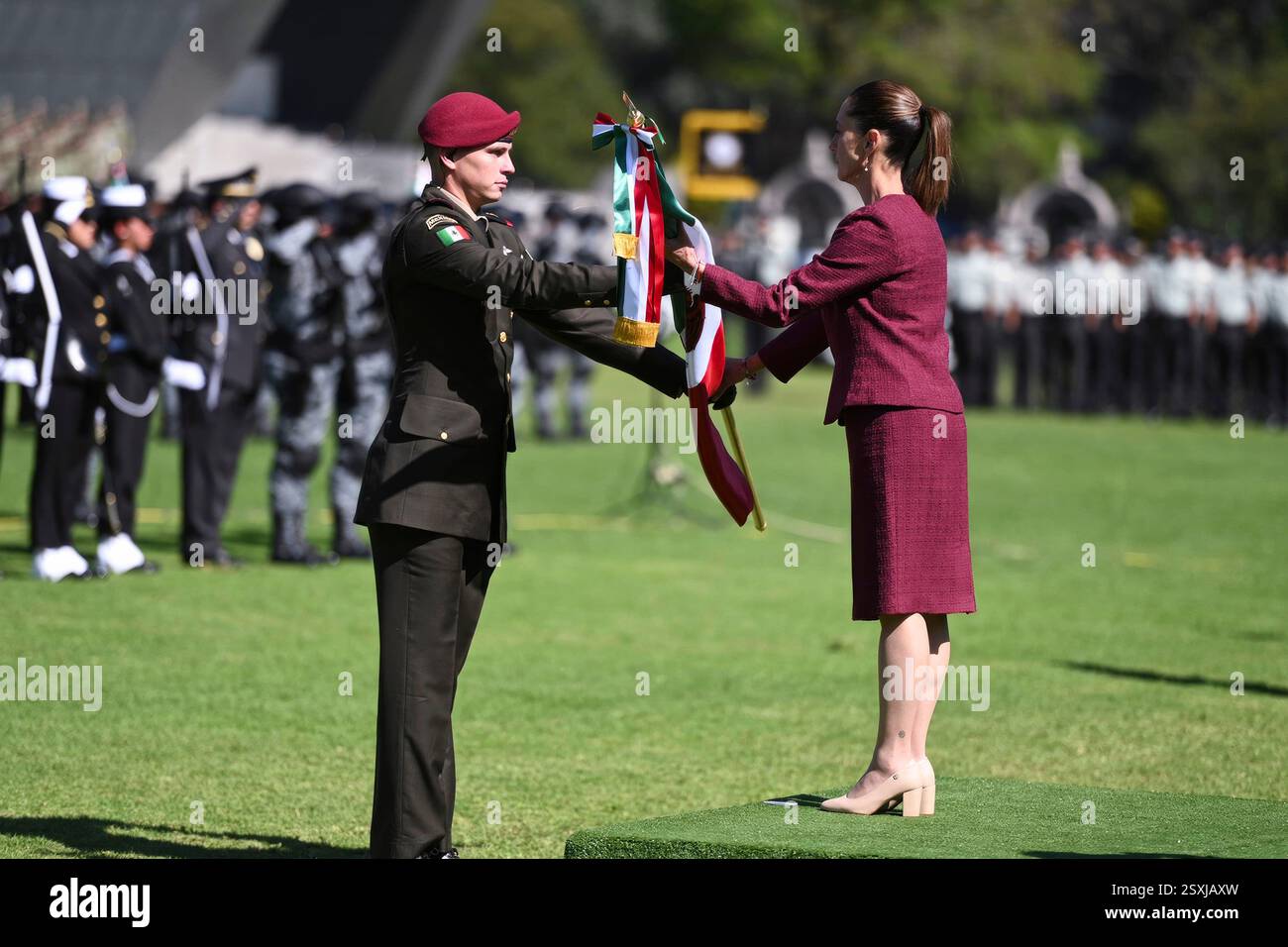 Mexico City, Mexico. 24th Feb, 2025. Mexican President Claudia ...
