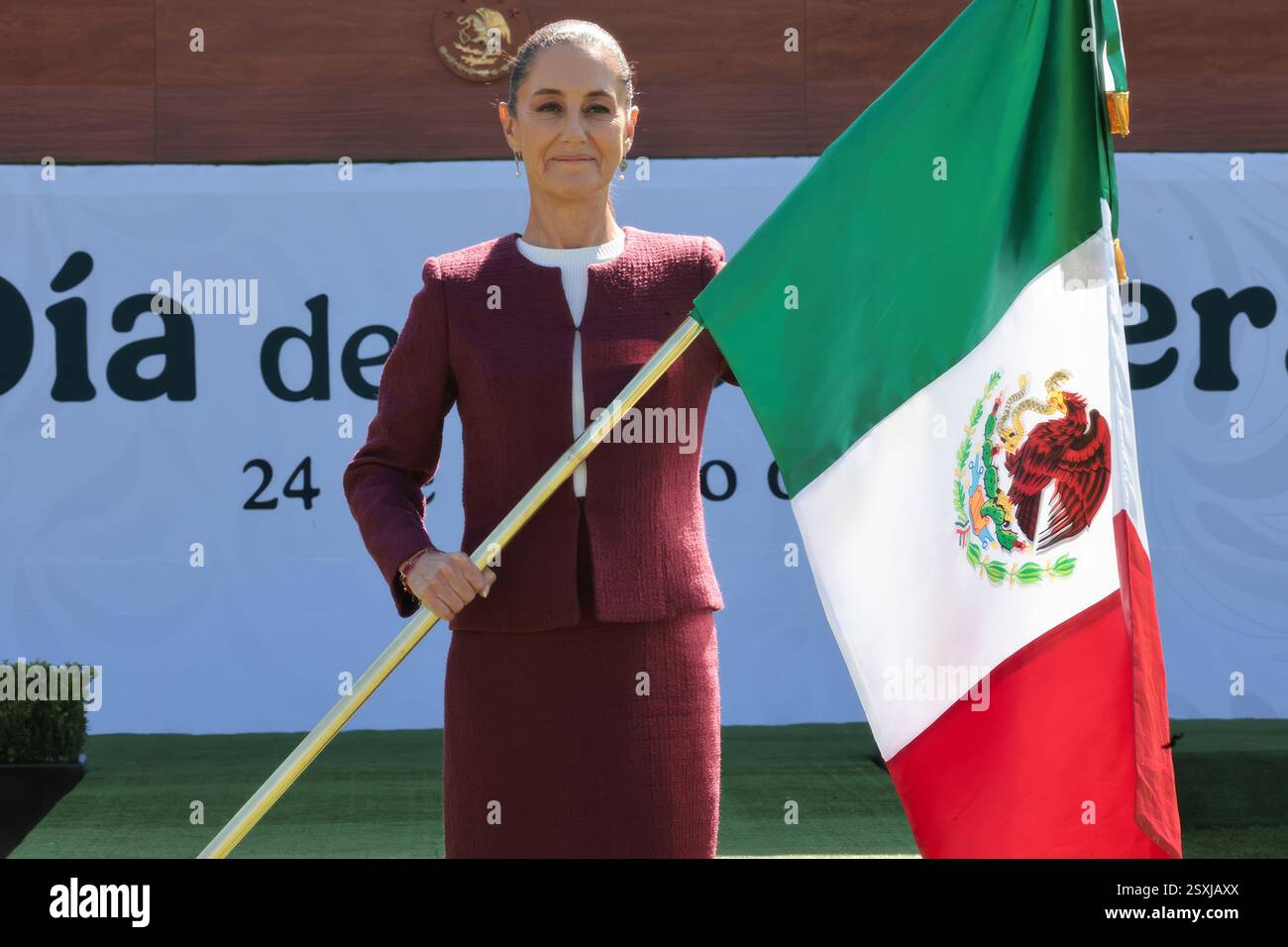 Mexico City, Mexico. 24th Feb, 2025. Mexican President Claudia ...