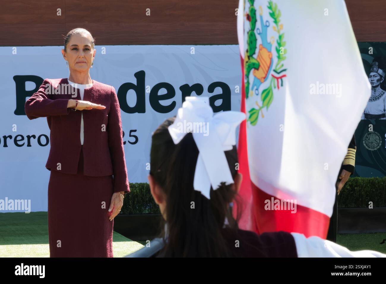 Mexico City, Mexico. 24th Feb, 2025. Mexican President Claudia ...
