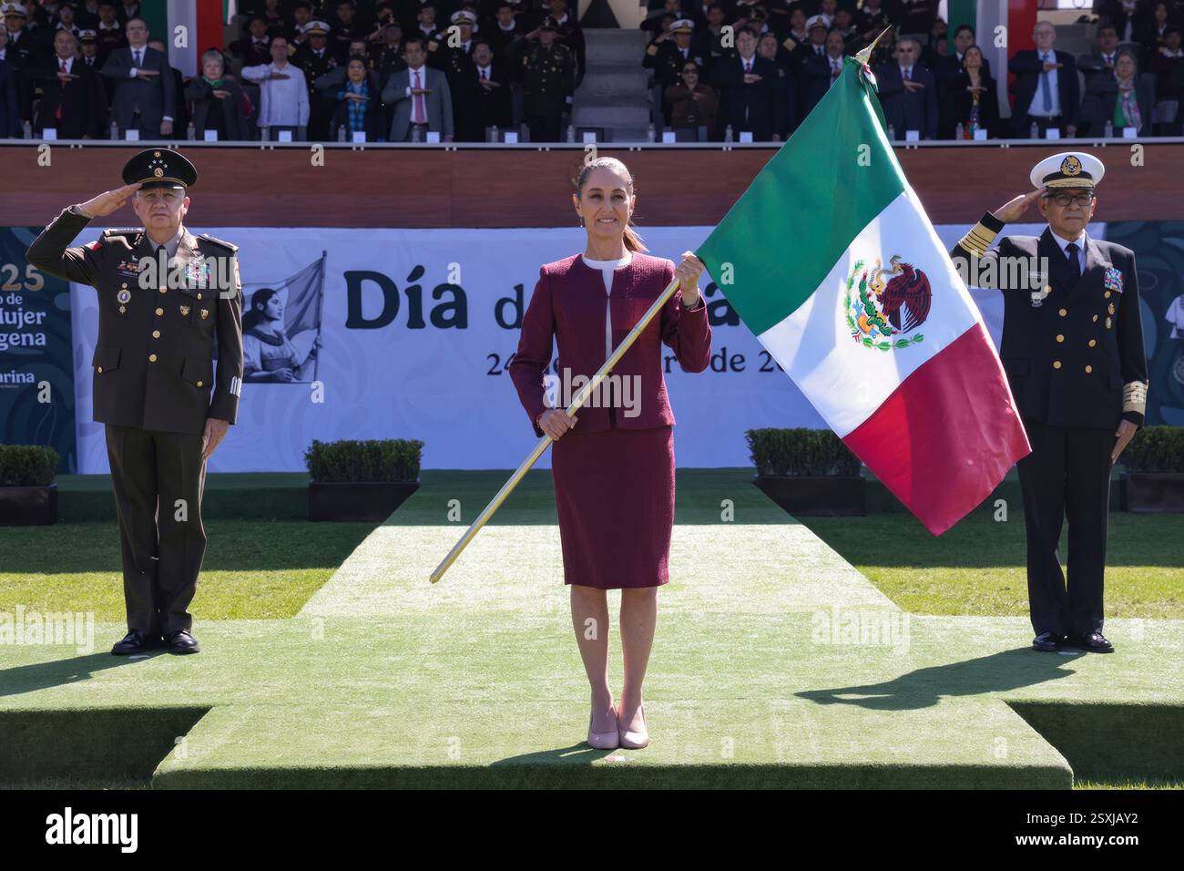 Mexico City, Mexico. 24th Feb, 2025. Mexican President Claudia ...