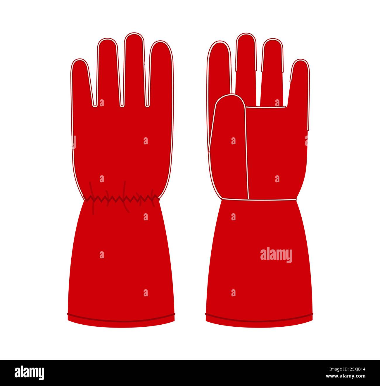 Welding Gloves Working hand accessory clothing red cartoon technical ...