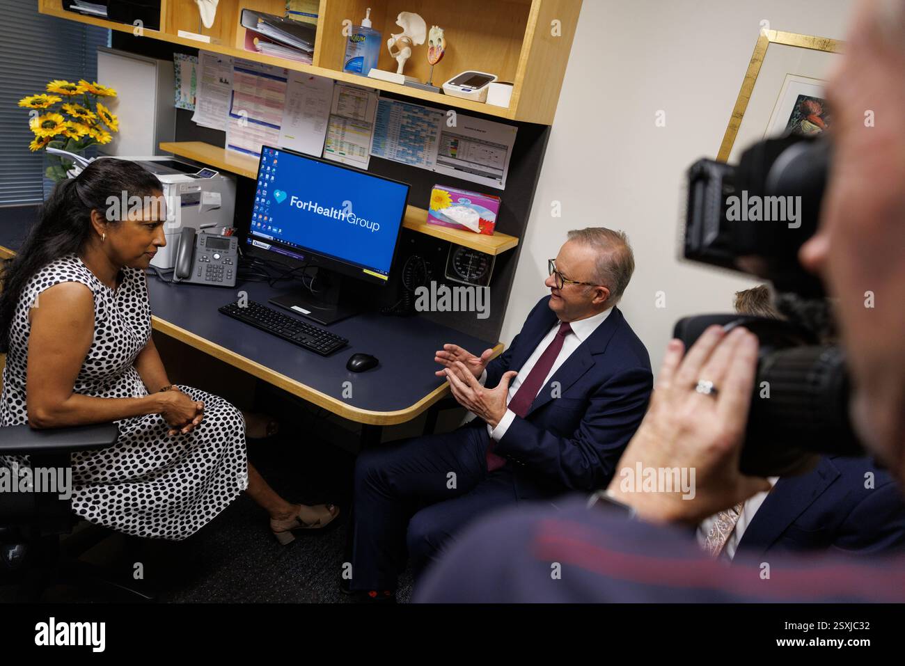Sydney, Australia. 25th Feb, 2025. Prime Minister Anthony Albanese ...