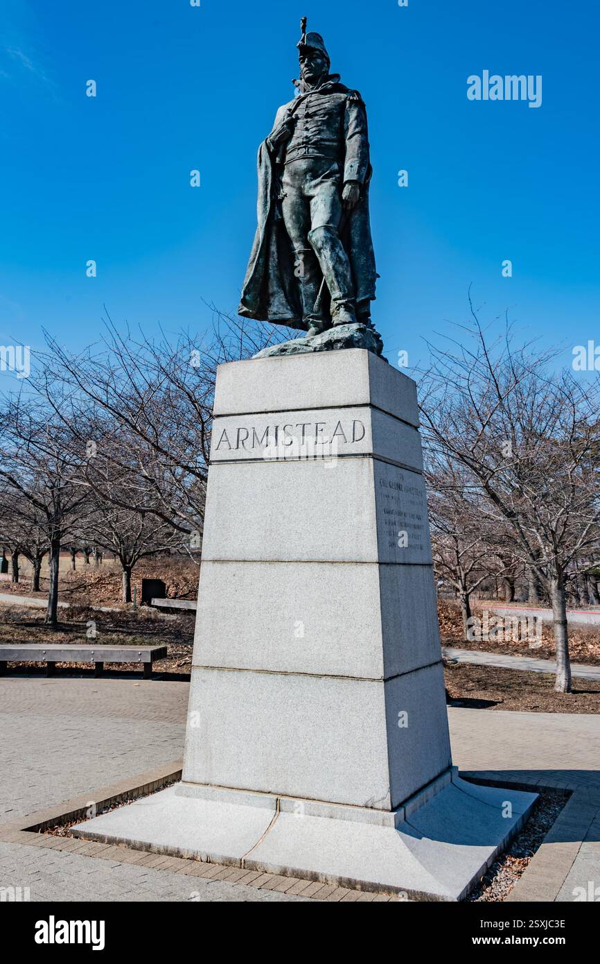 The Armistead Monument, Fort McHenry National Shrine, Baltimore ...