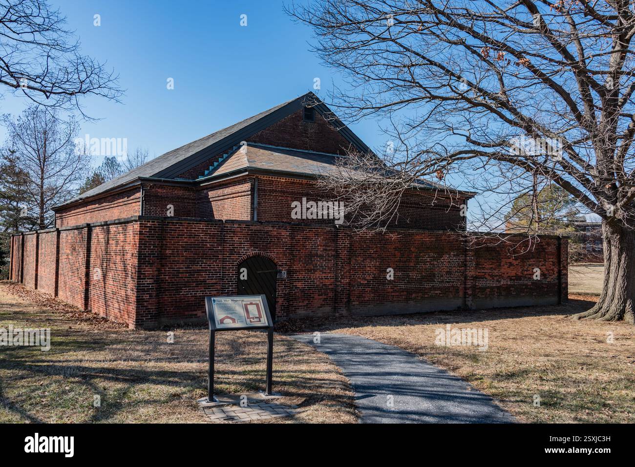 Civil War Powder Magazine, Fort McHenry, Baltimore Maryland Stock Photo ...