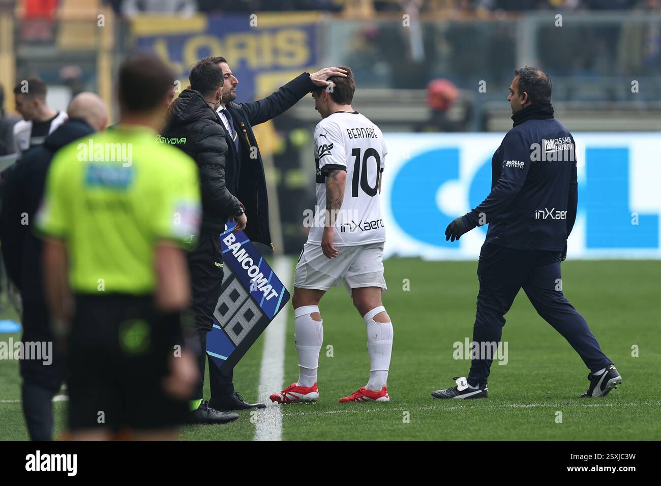 Adrian Bernabe (Parma) ; during the Italian "Serie A" match between ...