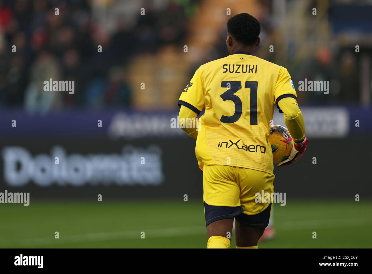 Zion Suzuki (Parma) ; during the Italian "Serie A" match between Parma ...