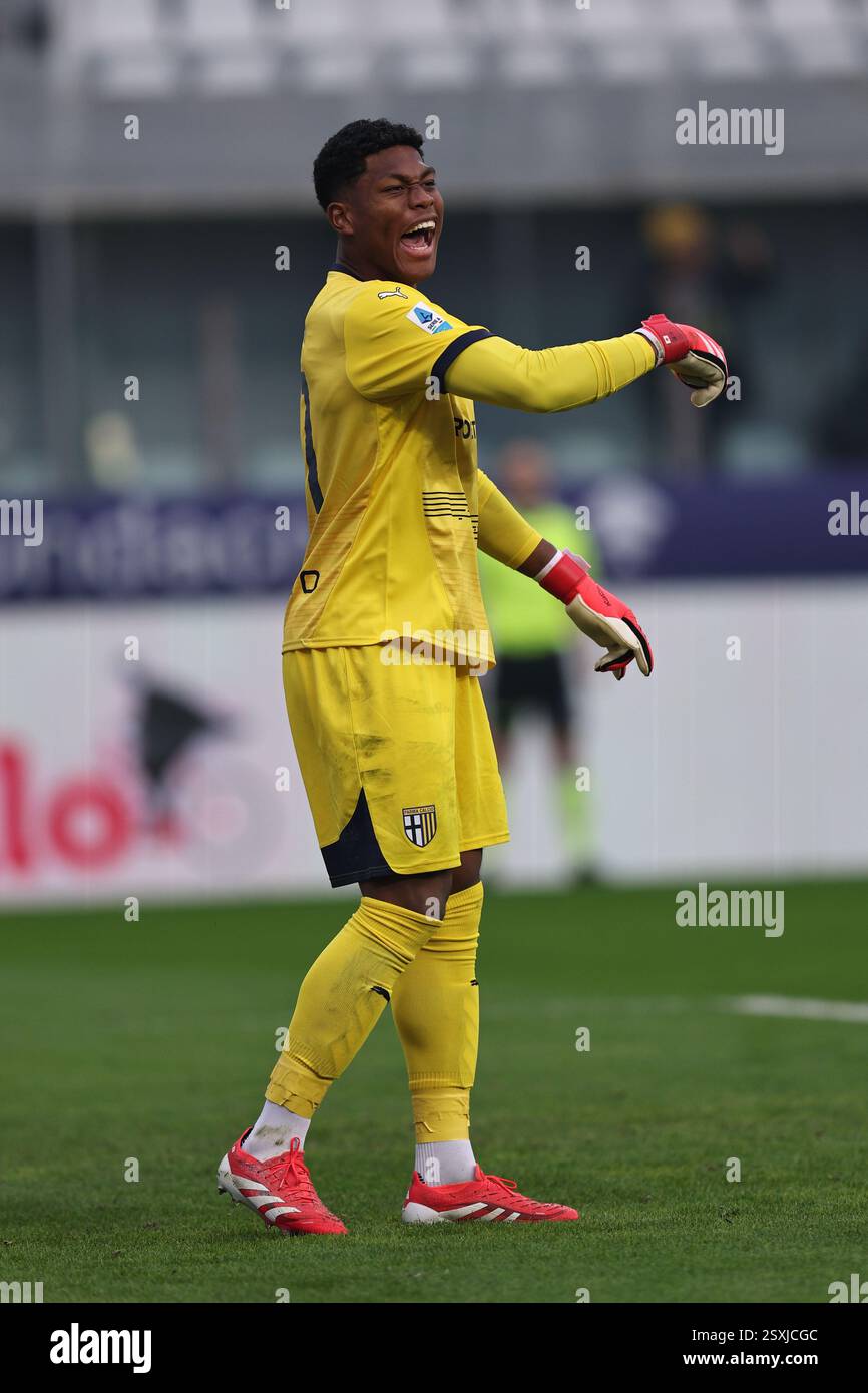 Zion Suzuki (Parma) ; during the Italian "Serie A" match between Parma ...