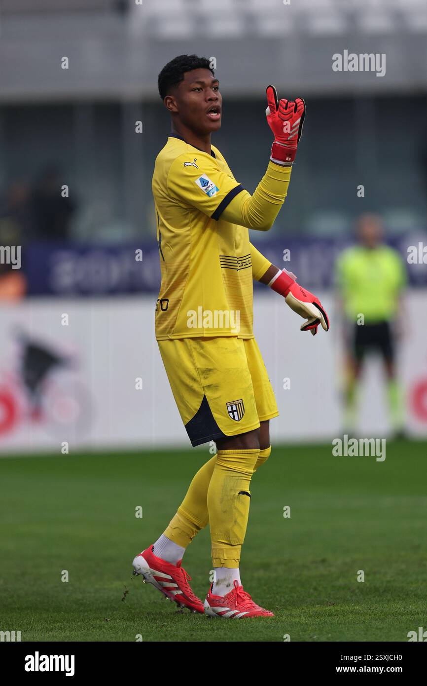 Zion Suzuki (Parma) ; during the Italian "Serie A" match between Parma ...