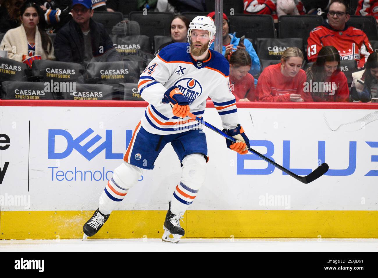 Edmonton Oilers defenseman Mattias Ekholm (14) in action during the ...