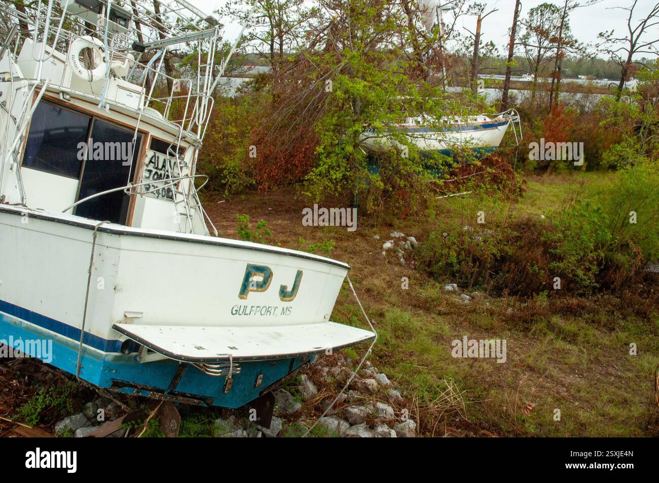 Hurricane Katrina Aftermath Stock Photo - Alamy