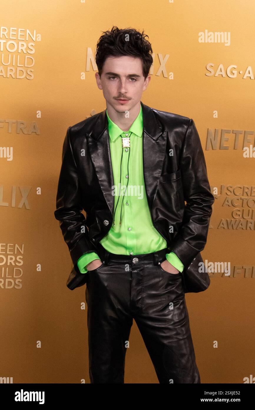 February 23, 2025, Los Angeles, California, USA: TIMOTHEE CHALAMET ...