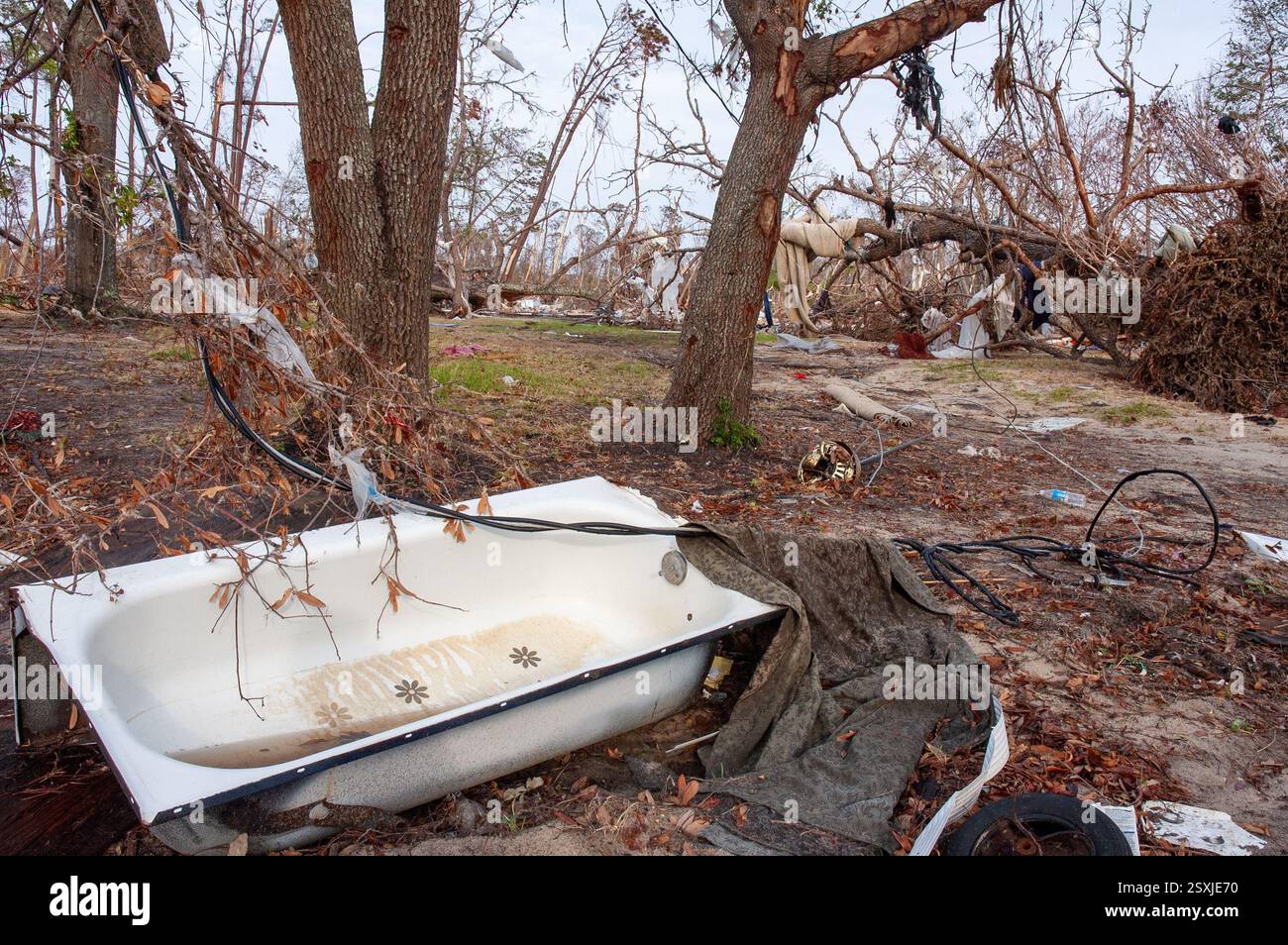 Hurricane Katrina Aftermath Stock Photo - Alamy