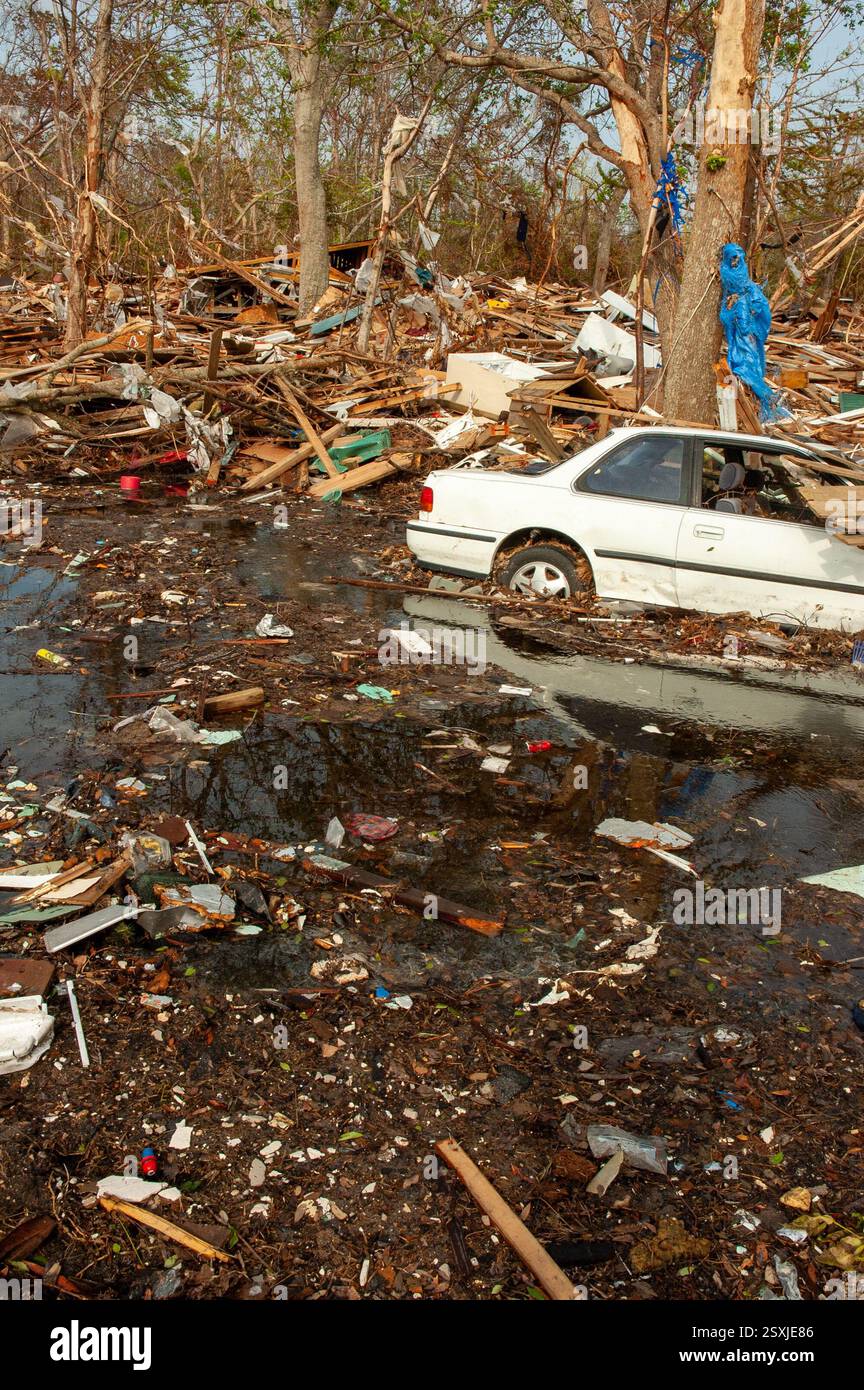 Hurricane Katrina Aftermath Stock Photo - Alamy