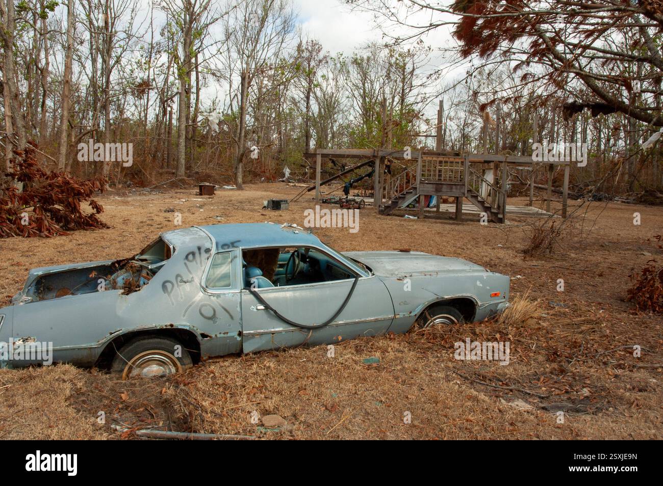 Hurricane Katrina Aftermath Stock Photo - Alamy