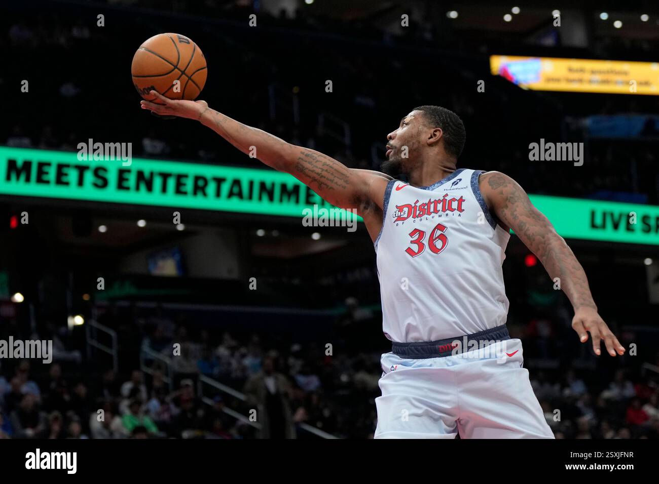 Washington Wizards guard Marcus Smart goes up to shoot against the ...