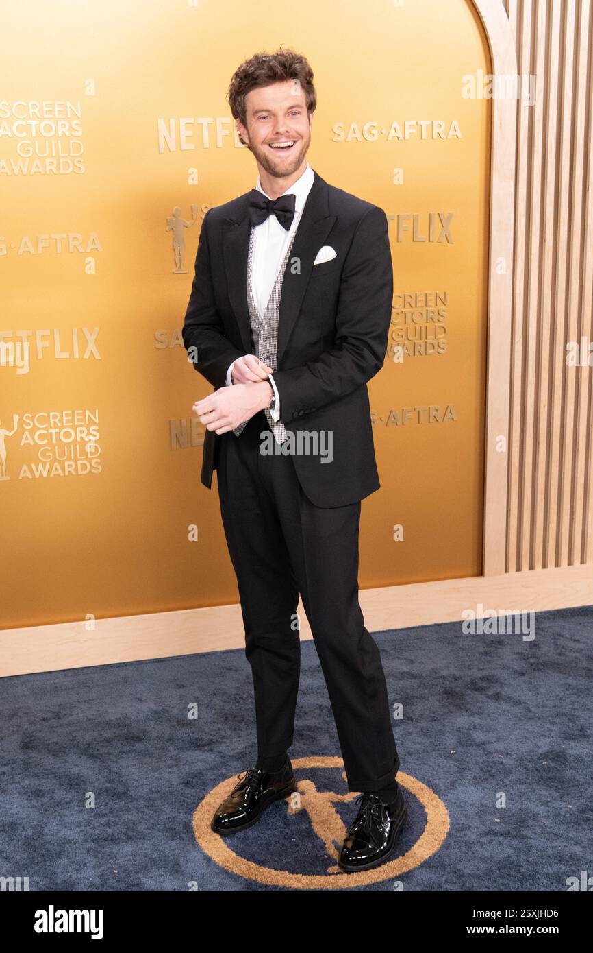 February 23, 2025, Los Angeles, California, USA: JACK QUAID arrives ...