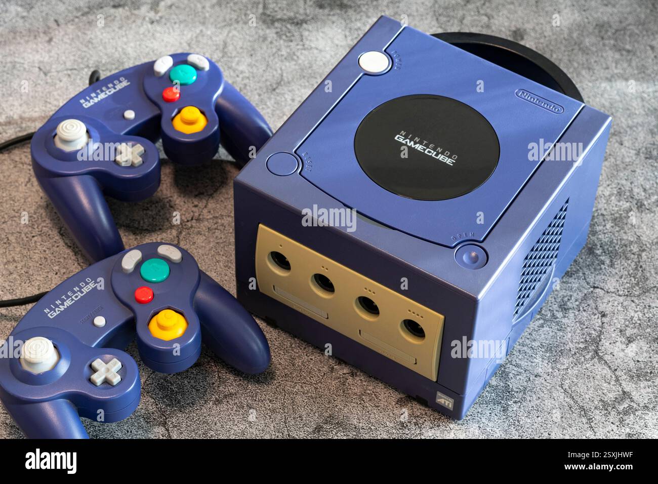 Fukuoka, Japan - january 3, 2025 : the original nintendo gamecube video ...