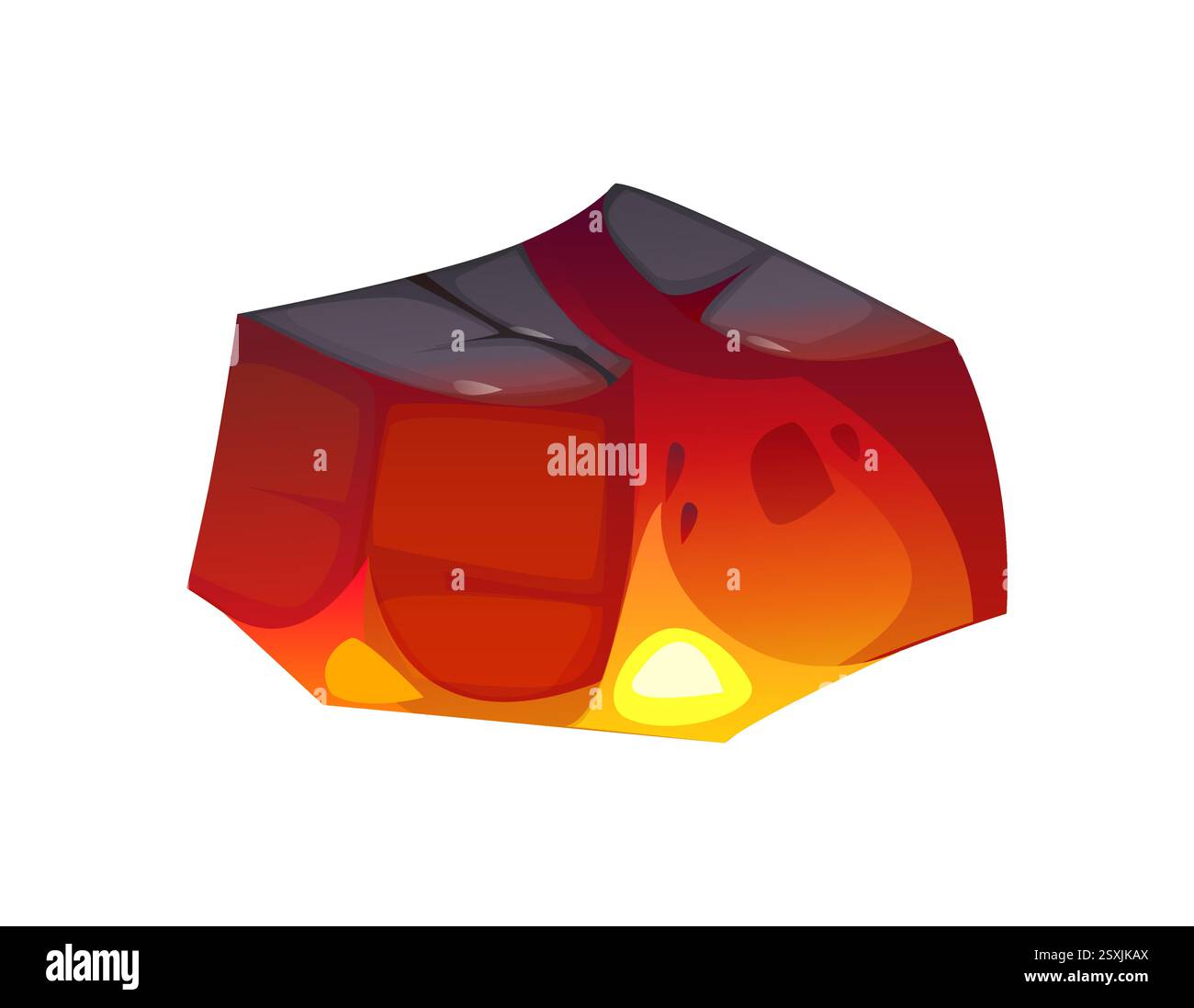 Burning metal piece Stock Vector Images - Alamy