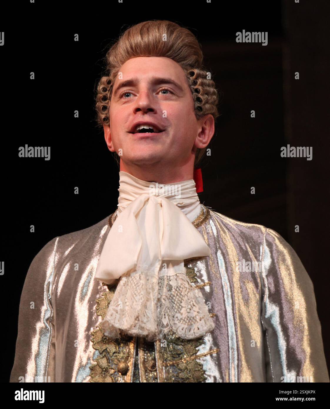 London, UK. Stephen Hagan as King Frederick of Prussia in The Score ...
