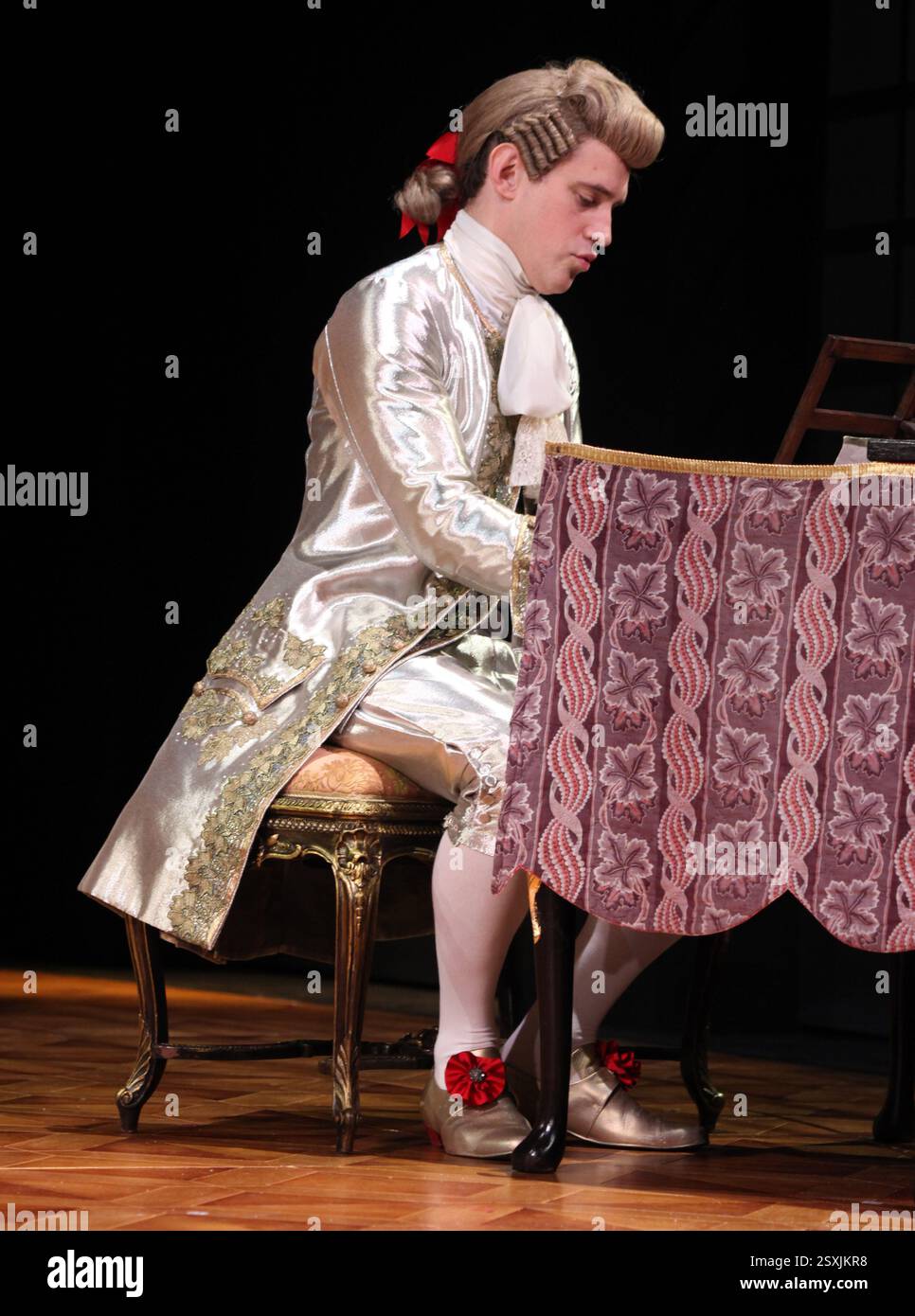 London, UK. Stephen Hagan as King Frederick of Prussia in The Score ...