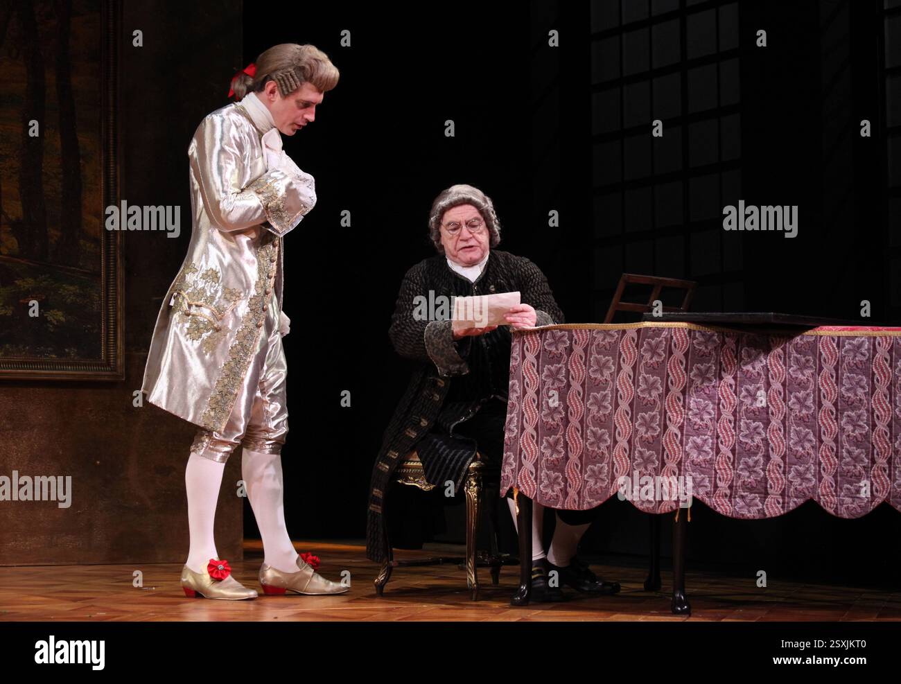 London, UK. Stephen Hagan as King Frederick of Prussia and Brian Cox as ...
