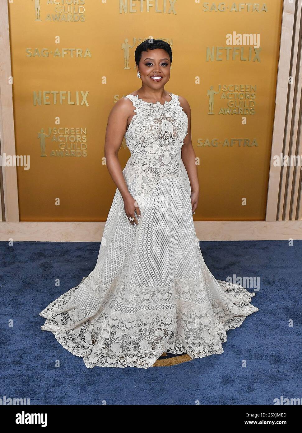 Quinta Brunson attends the 31st Annual Screen Actors Guild Awards at ...
