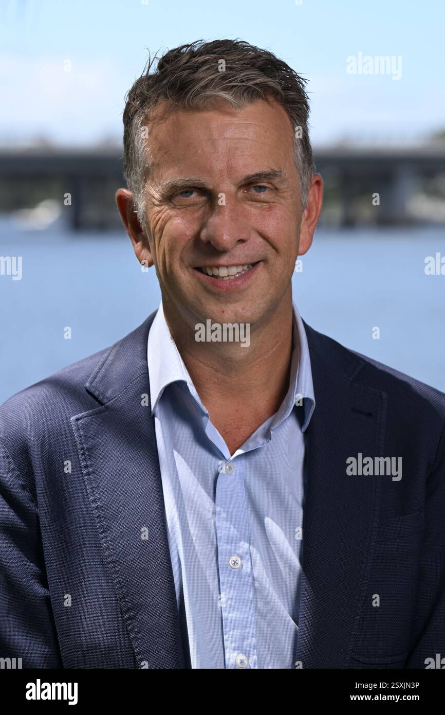 Liberal candidate for the Federal seat of Gilmore Andrew Constance ...