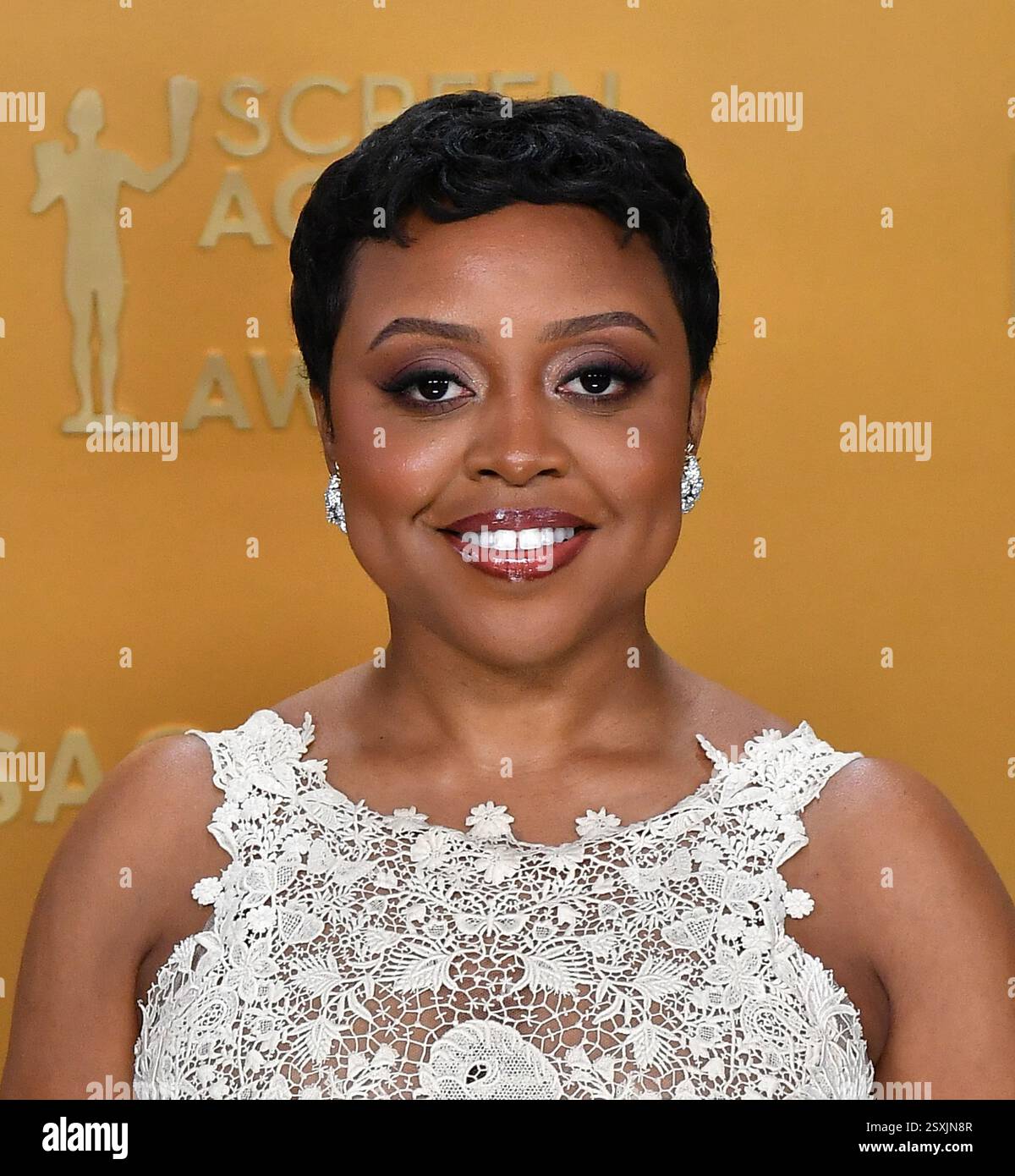 Quinta Brunson attends the 31st Annual Screen Actors Guild Awards at ...