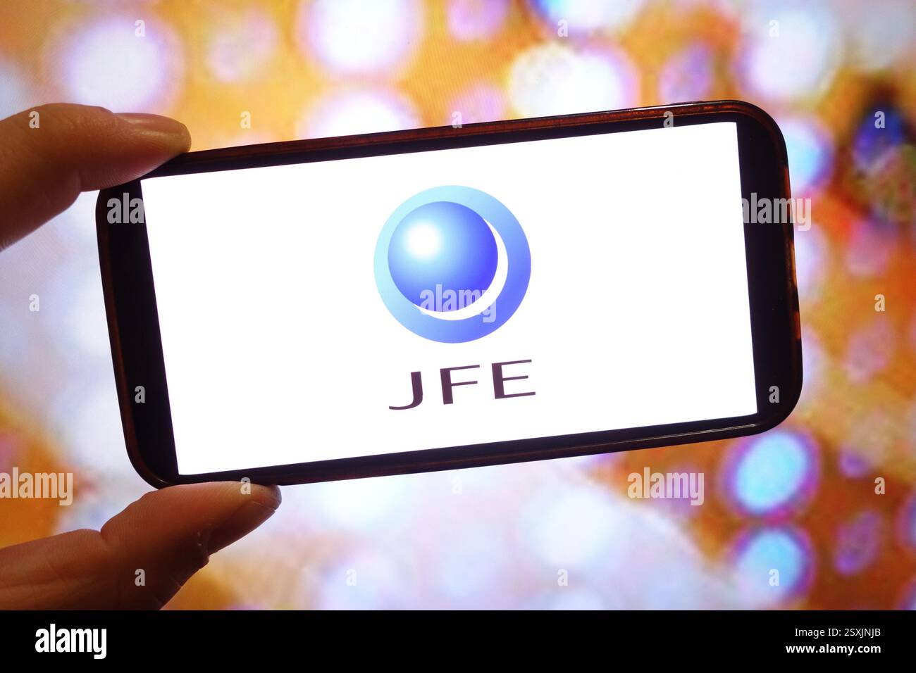 Poland. 22nd Feb, 2025. In this photo illustration, the JFE Holdings Inc company logo is seen ...