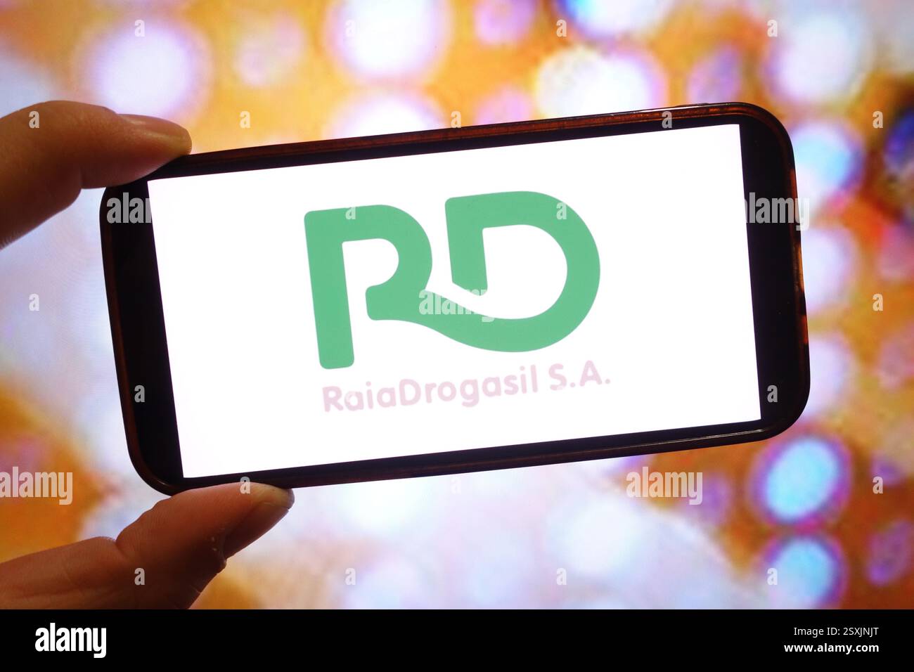 Poland. 22nd Feb, 2025. In this photo illustration, the Raia Drogasil ...