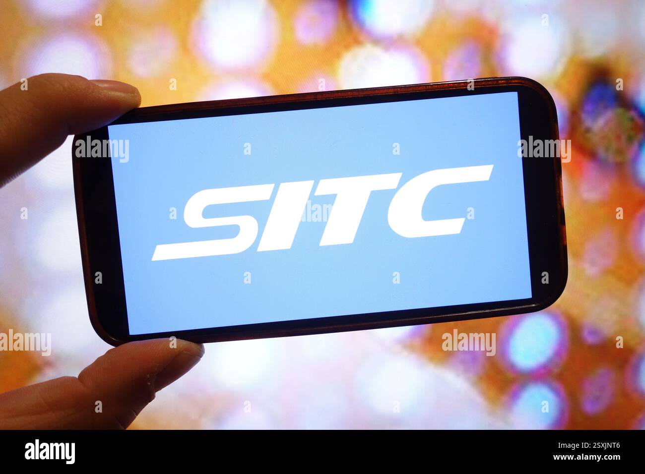 Poland. 22nd Feb, 2025. In this photo illustration, the SITC ...