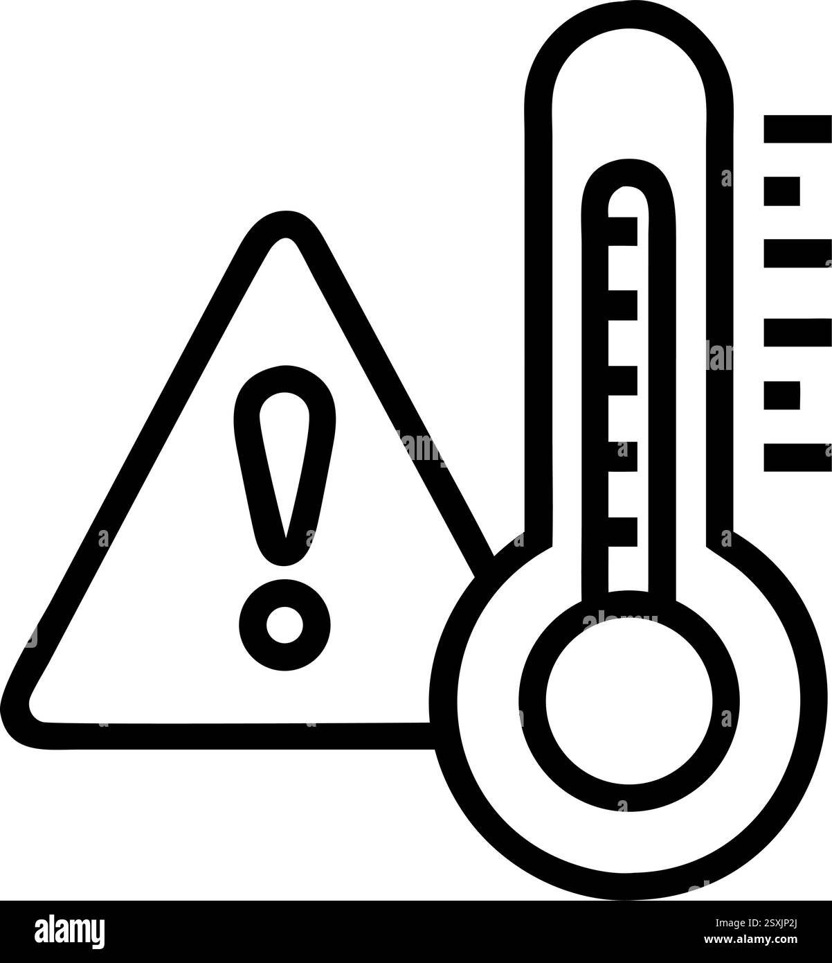 Medical Alert High Temperature Warning Stock Vector Image & Art - Alamy