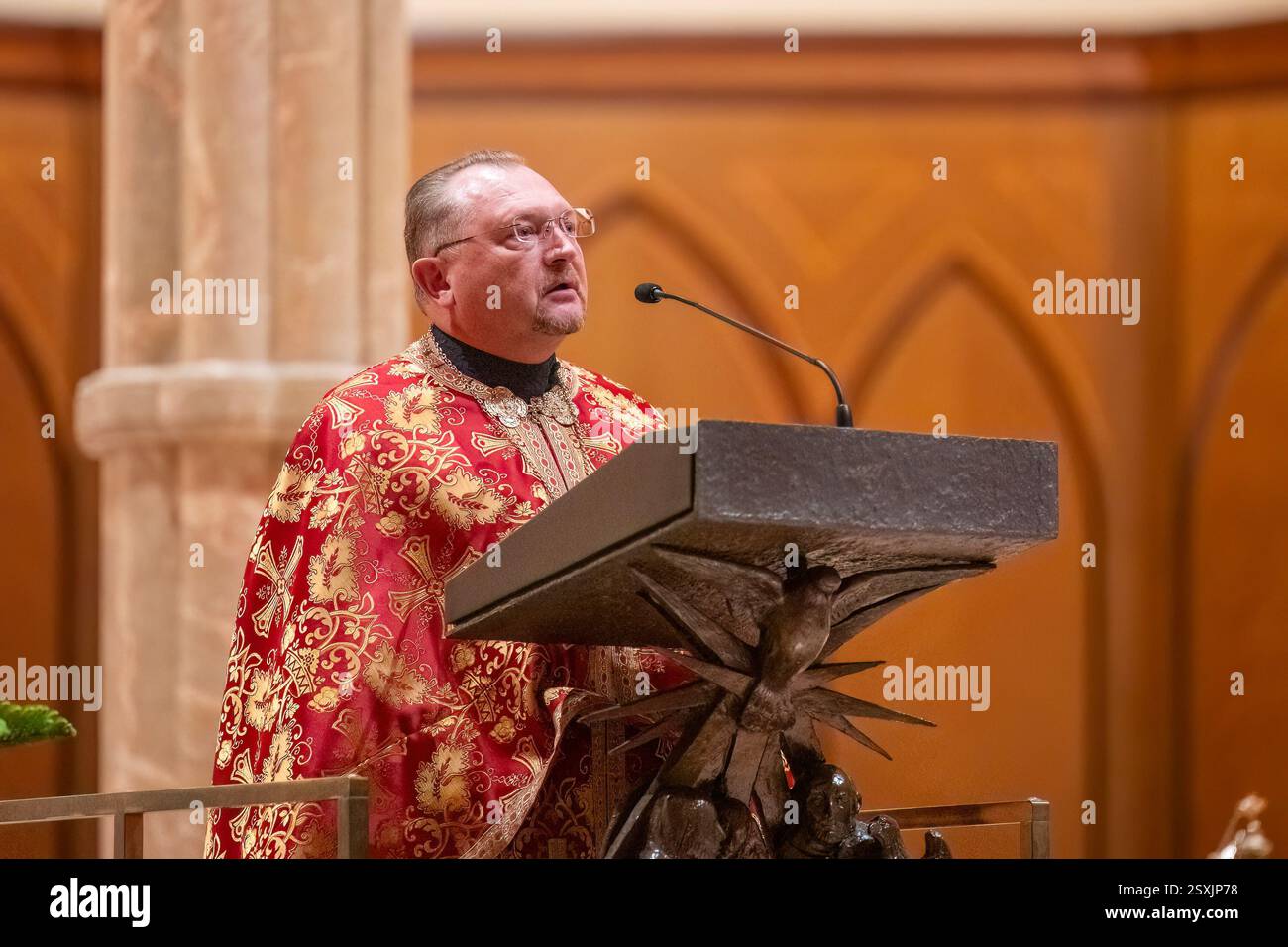 Consul General of Ukraine in Chicago Koledov Serhiy speaks to hundreds ...