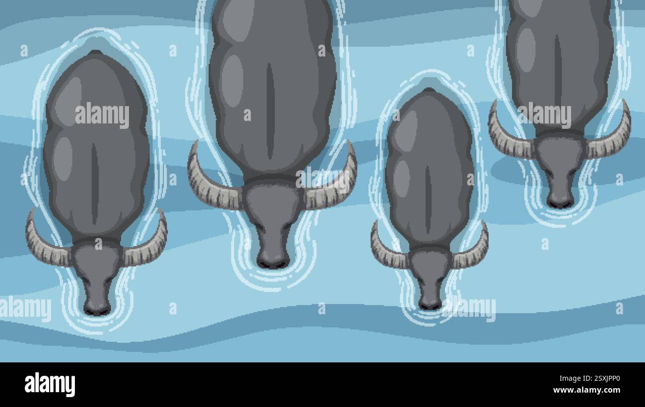 African swimming Stock Vector Images - Alamy