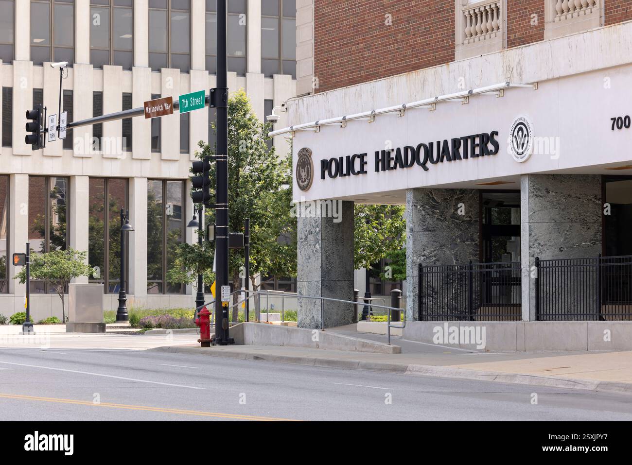 Kansas City, Kansas, USA - June 15, 2023: KCKPD Police Headquarters ...