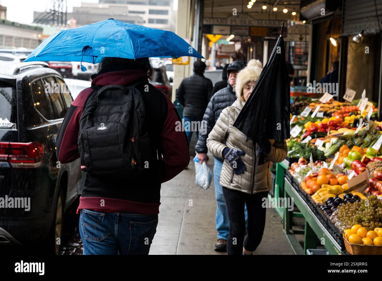 Seattle, USA. 24th Feb 2025. Seattle braces for high wind and rain ...
