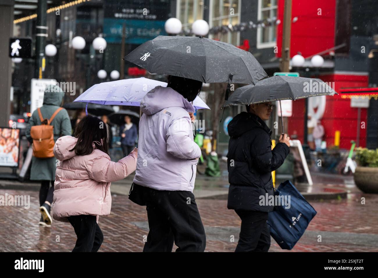 Seattle, USA. 24th Feb 2025. Seattle braces for high wind and rain ...