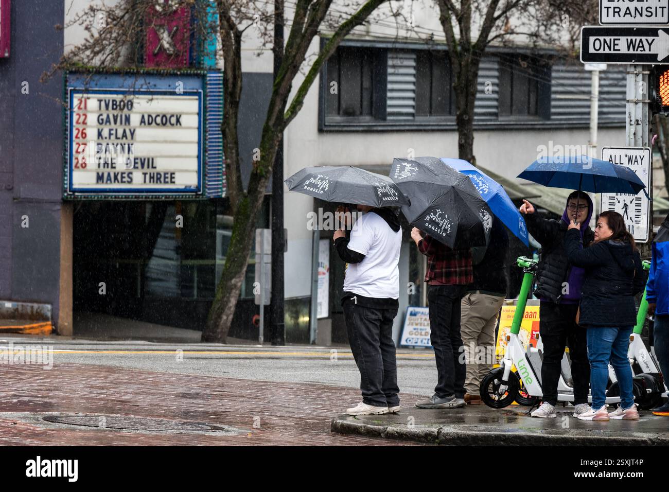 Seattle, USA. 24th Feb 2025. Seattle braces for high wind and rain ...