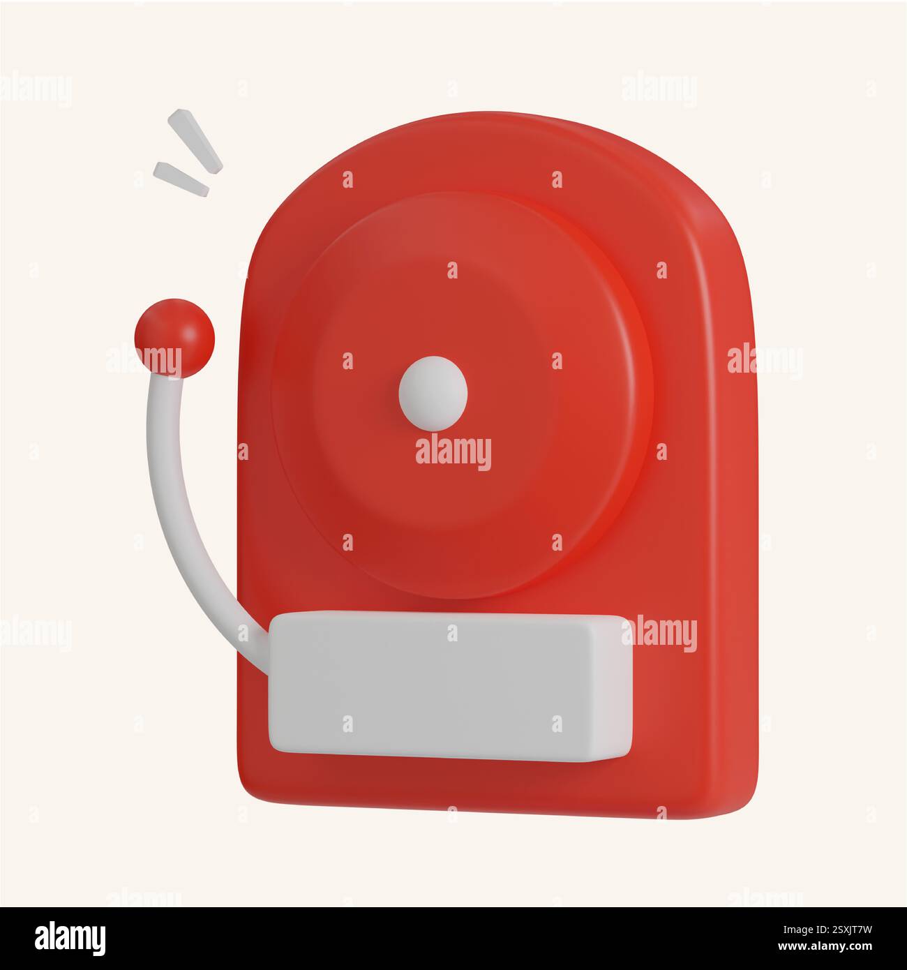 School alarm icons. minimal 3D Illustration School Education Stock ...