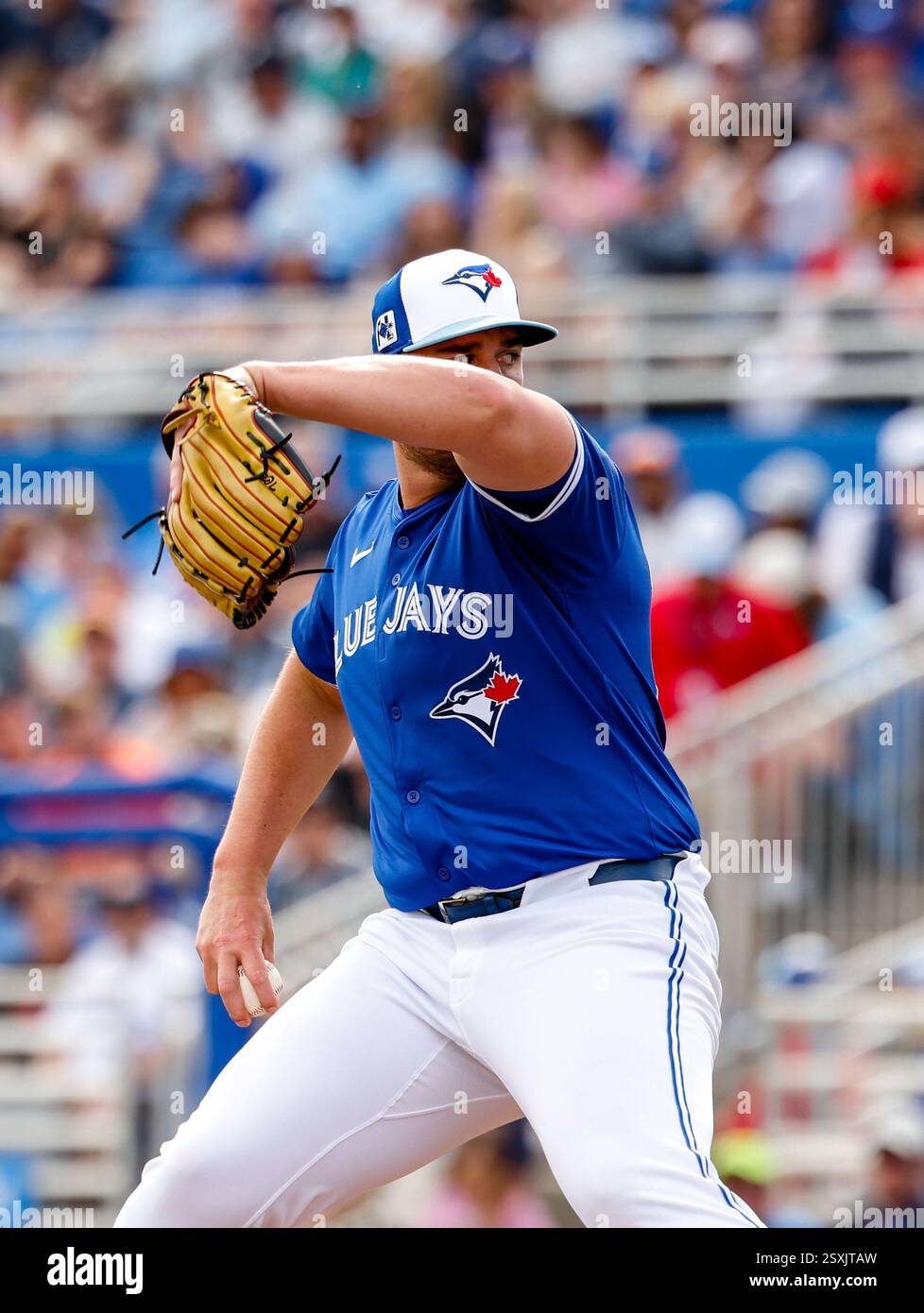 Dunedin, United States. 22nd Feb, 2025. Toronto Blue Jays pitcher ...