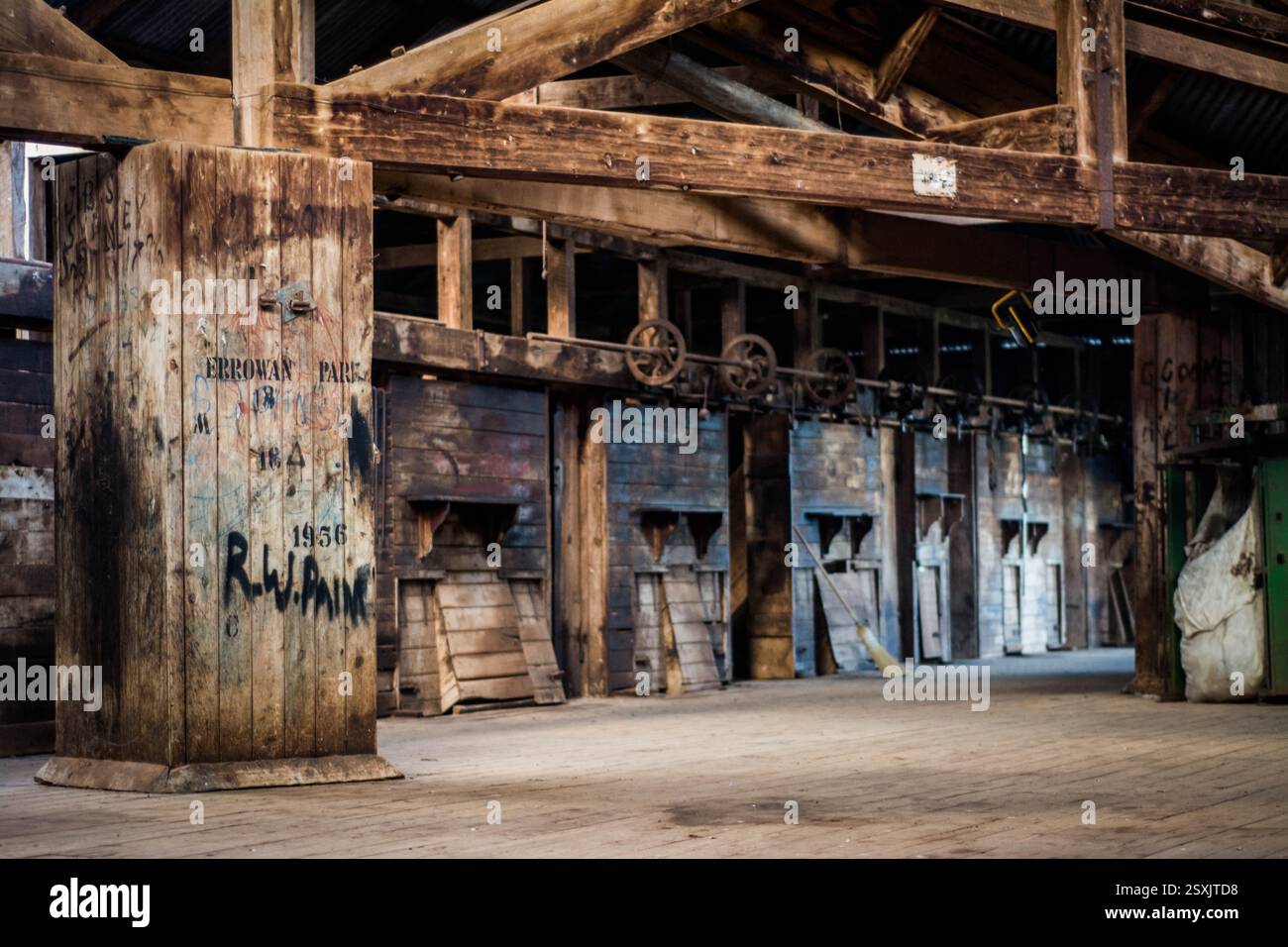 historic old shearing shed in Australia Stock Photo - Alamy