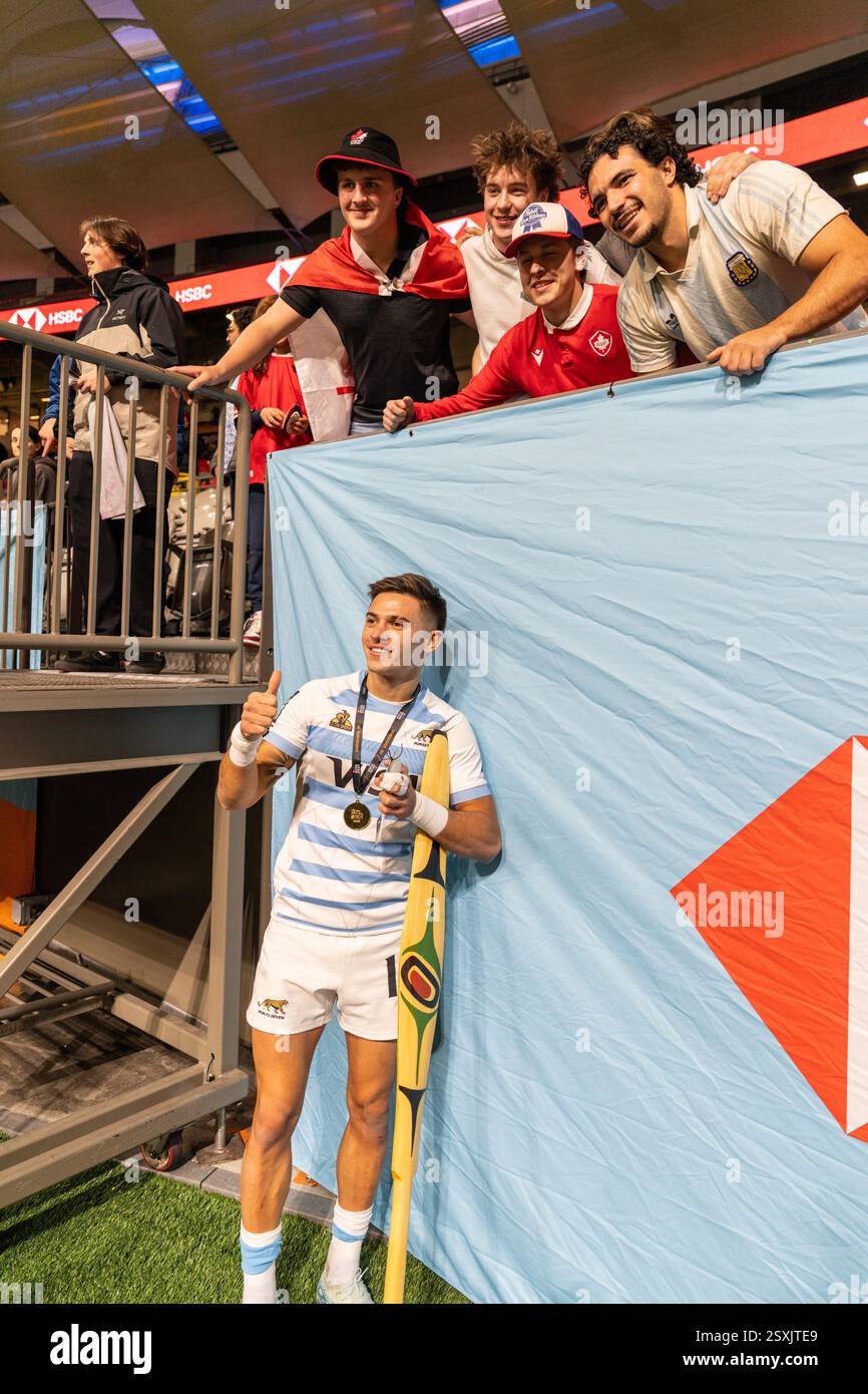 VANCOUVER, CANADA – FEBRUARY 23, 2025: Argentina rugby player MARCOS ...