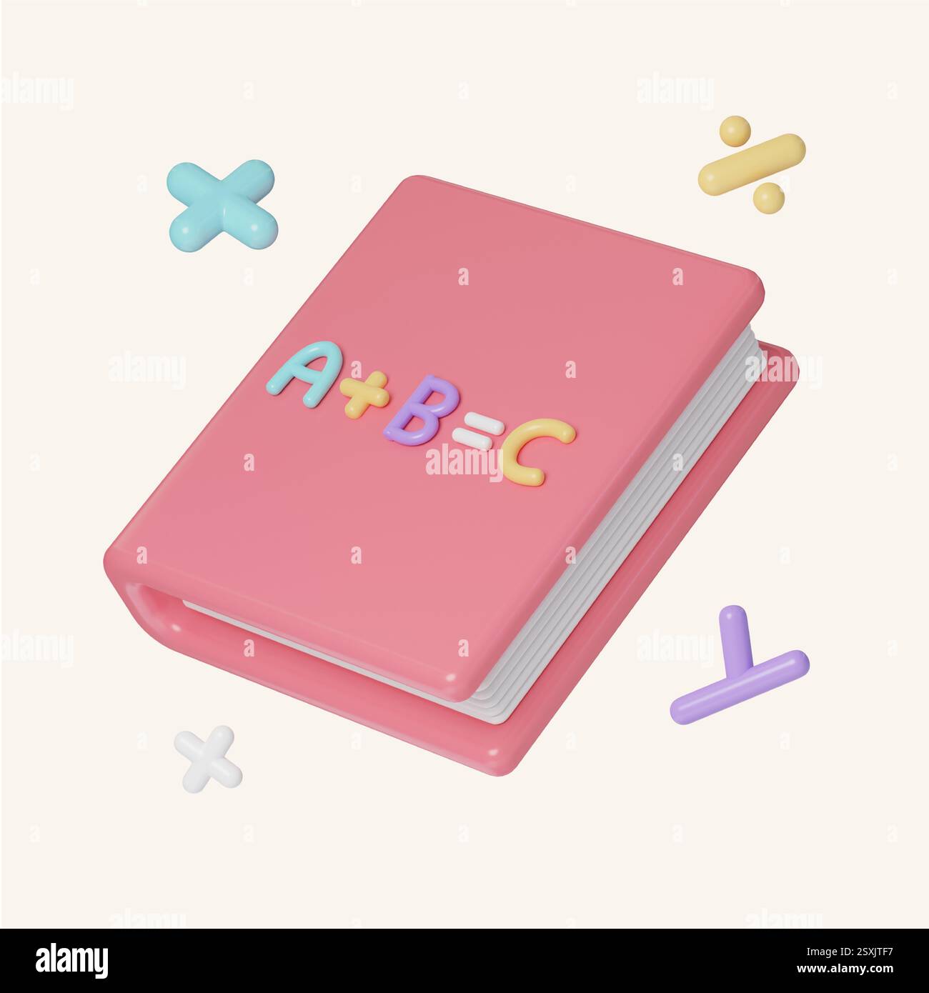 Basic Algebra Education and Learning Education 3d icons, Back to school ...