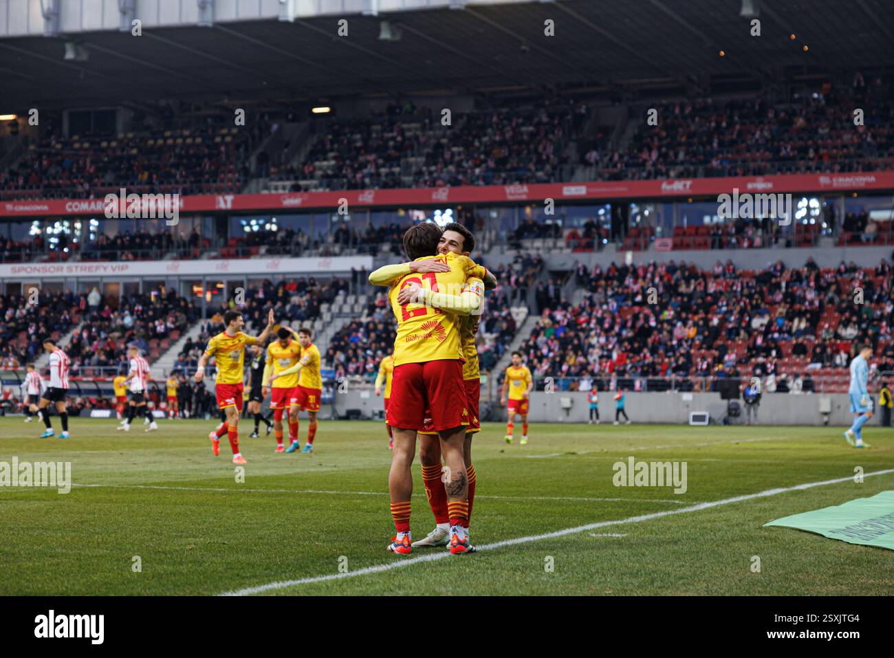 Darko Churlinov and Miguel Miki Villar seen celebrating after scoring ...