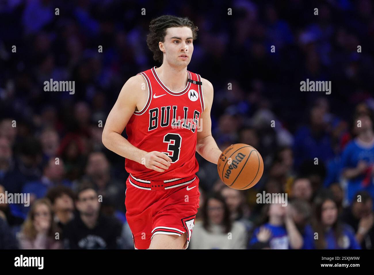 Chicago Bulls' Josh Giddey plays during an NBA basketball game Monday ...