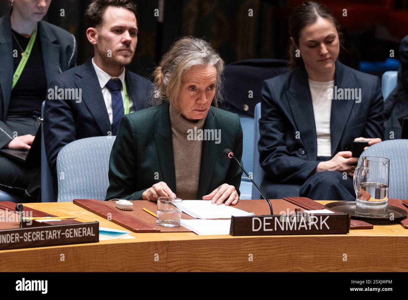 Lotte Machon, State Secretary for Foreign Policy of Denmark speaks ...