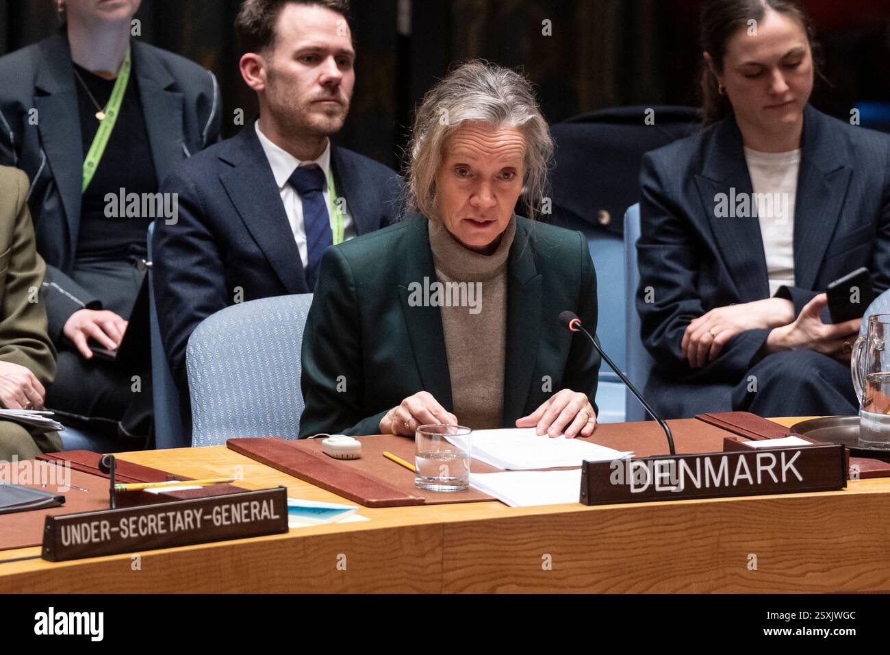 Lotte Machon, State Secretary for Foreign Policy of Denmark speaks ...