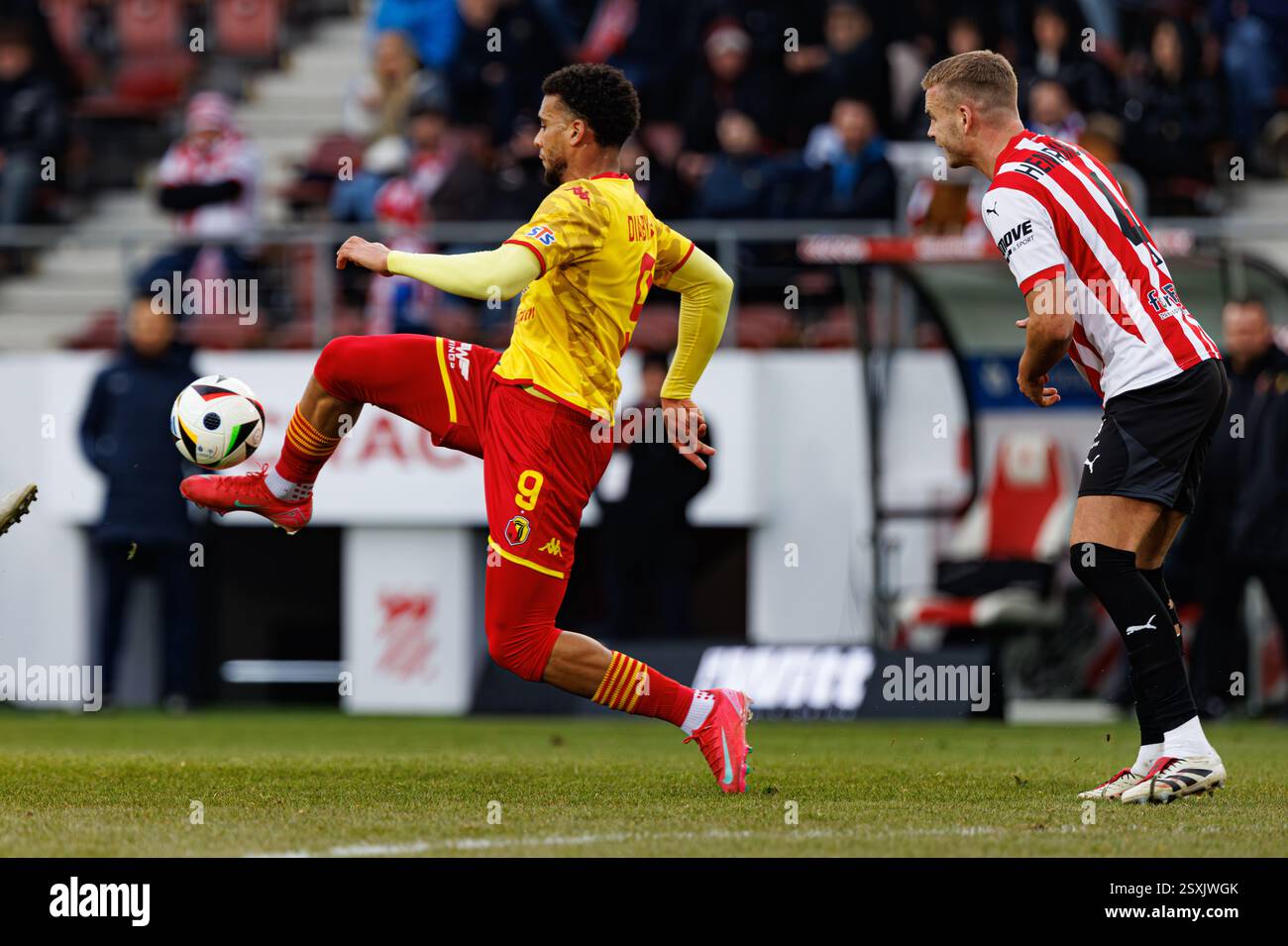 Lamine Diaby-Fadiga seen during PKO BP Ekstraklasa game between teams ...