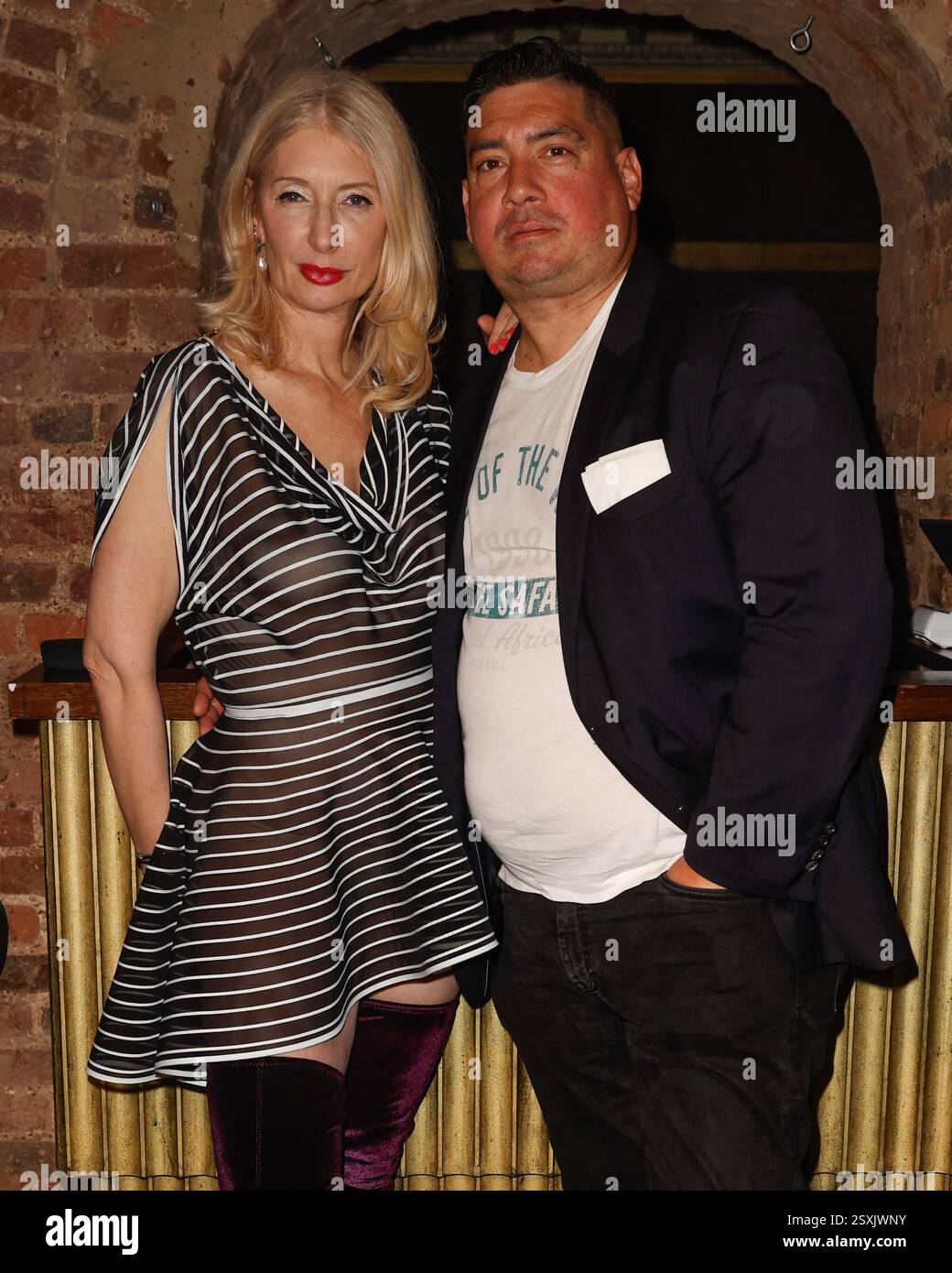 Krisztina Kalman and Scot Mochan attend the Nom!nal X Backroad Gee Meet ...