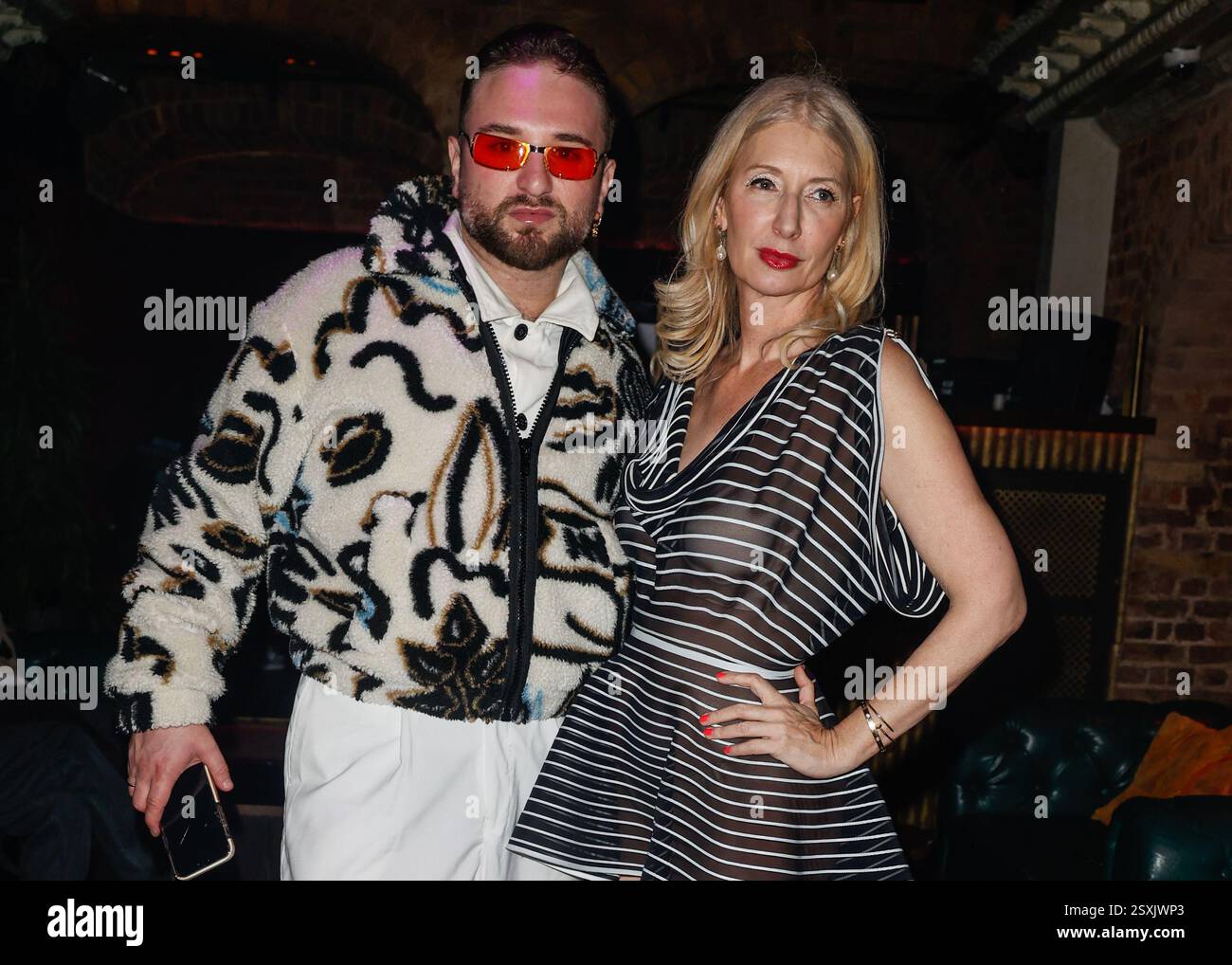 London, UK. 20th Feb, 2025. Anthony Hughes and Krisztina Kalman attend ...